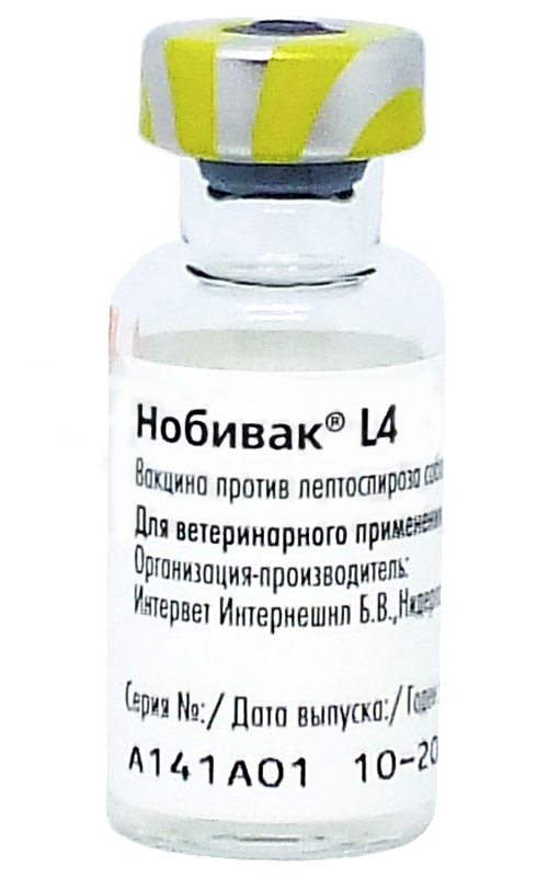 Нобівак L4 nobivac вакцина інактивована полівалентна проти лептоспірозу ...