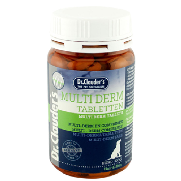 Dr.Clauder's Multi Derm Tabletten витаминный комплекс для шерсти собак ...