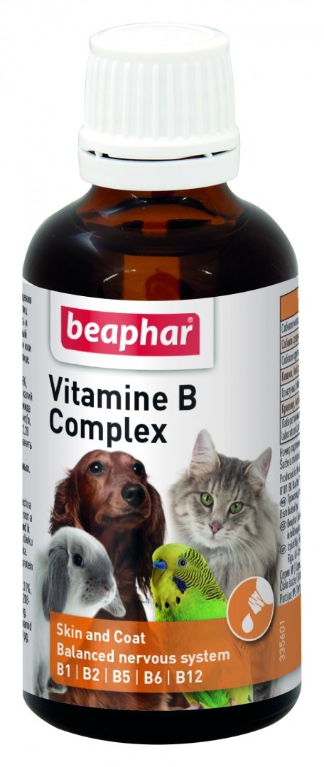 Вітамін B Комплекс Beaphar Vitamine B Complex для собак, котів ...